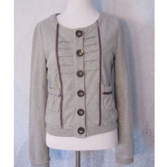 Knitted Dove | Jackets & Coats | Knitted Dove Heather Gray Drummer ...